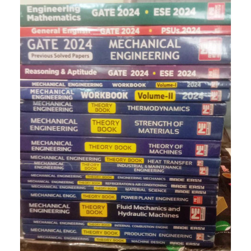 Mechanical Engineering Classroom Study Package Original Books - 2024 ...