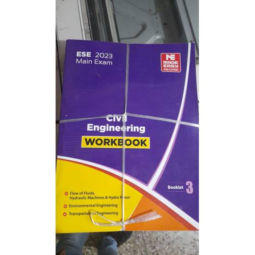 ESE MAINS 2023 Batches WorkBook Civil Engineering With Solution Made Easy